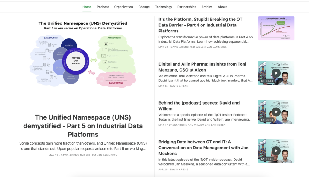 What is the Unified Namespace (UNS)? - The IT/OT Insider